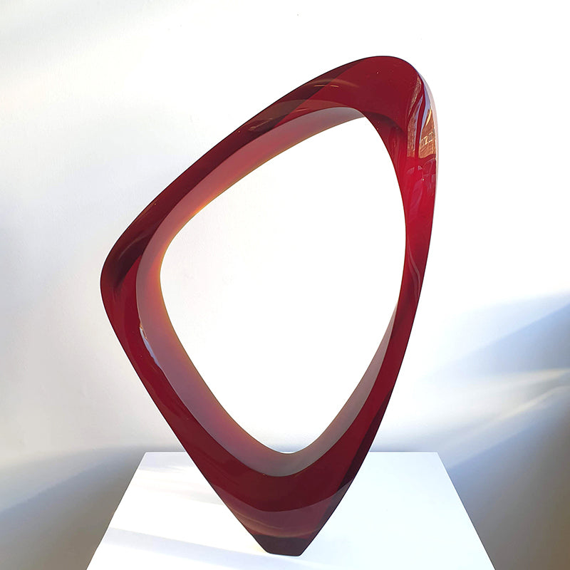 Tall Red O-Void, 2023 – Masterworks Gallery NZ